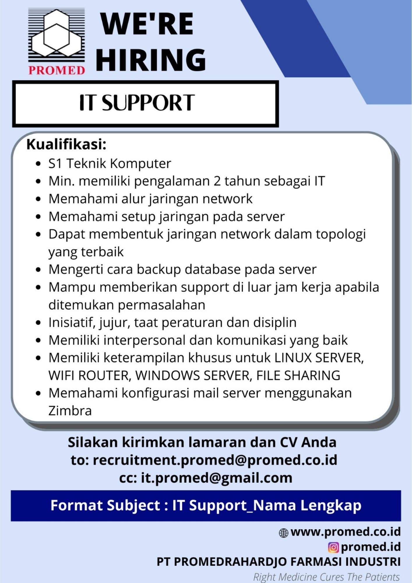 PT. Promedrahardjo Farmasi Industri - Kampus Kwik Kian Gie