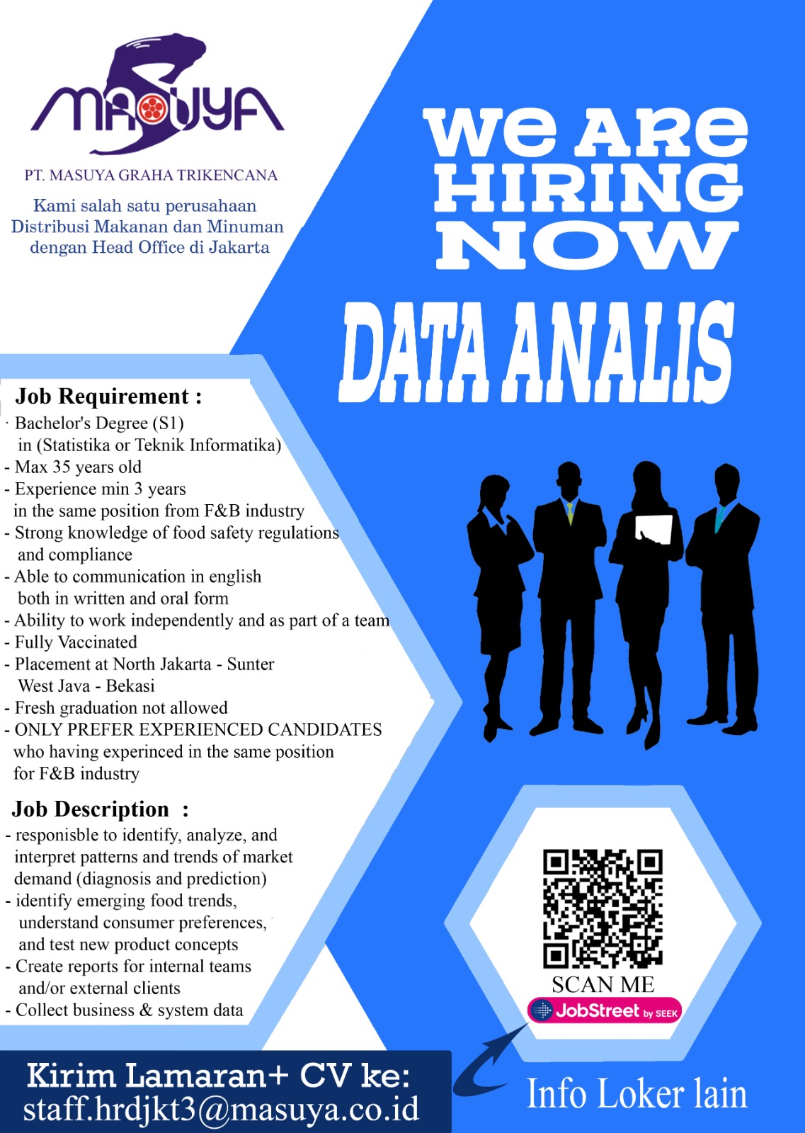 Hiring PT. Masuya Graha Trikencana - Kampus Kwik Kian Gie
