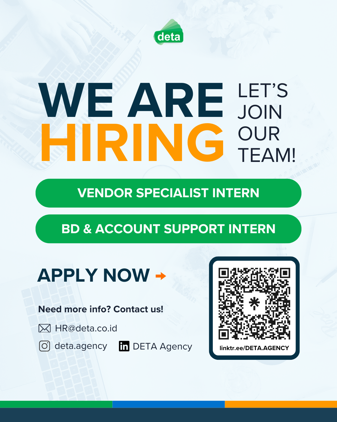 Intern - Vendor Specialist - BD & Account Support - PT Deta Agency - Kampus Kwik Kian Gie